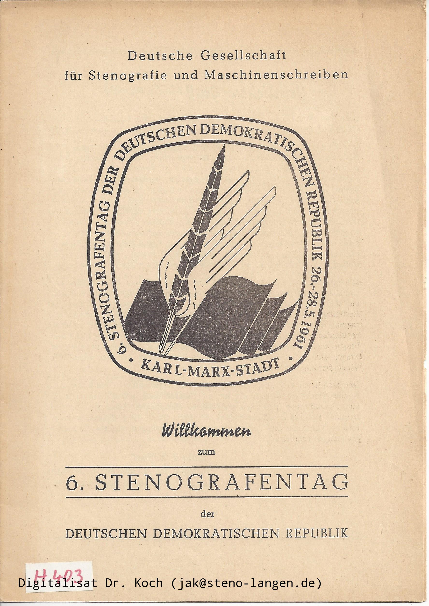 Festschriften – Museum und Archiv für Stenografie